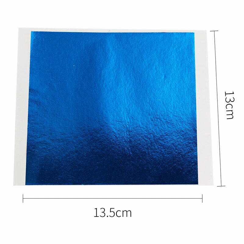 Листы фольги синего цвета 13x13,5 см