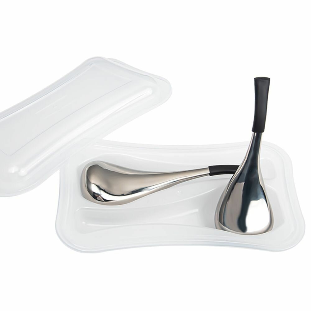 Ручная массажная ложка для лица с ледяной и горячей компрессой: ультразвуковая льдолазерная массажная ложка для косметического лечения лица