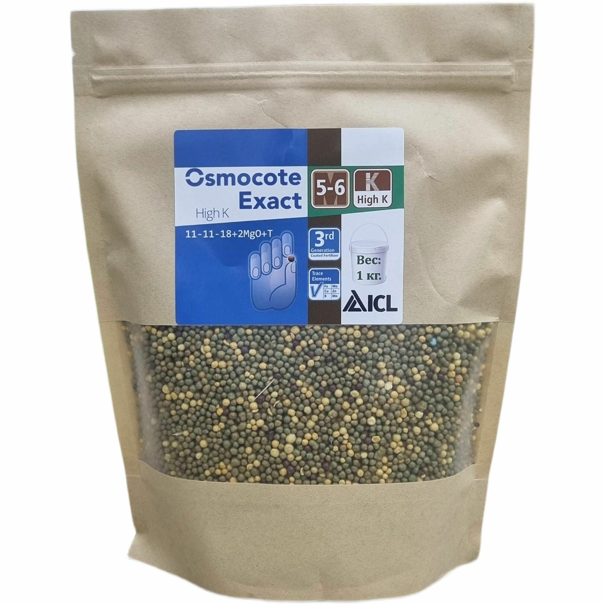 Удобрение Osmocote Exact High K 5-6 мес 1кг