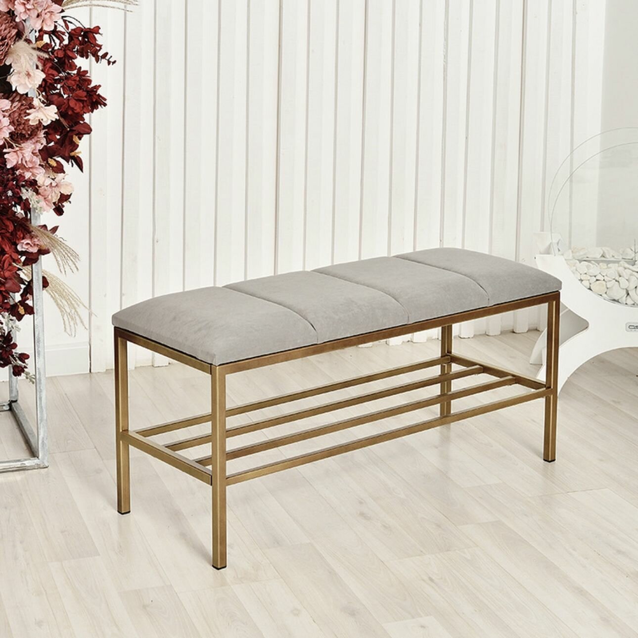 Банкетка обувница в прихожую, 90х35х39см