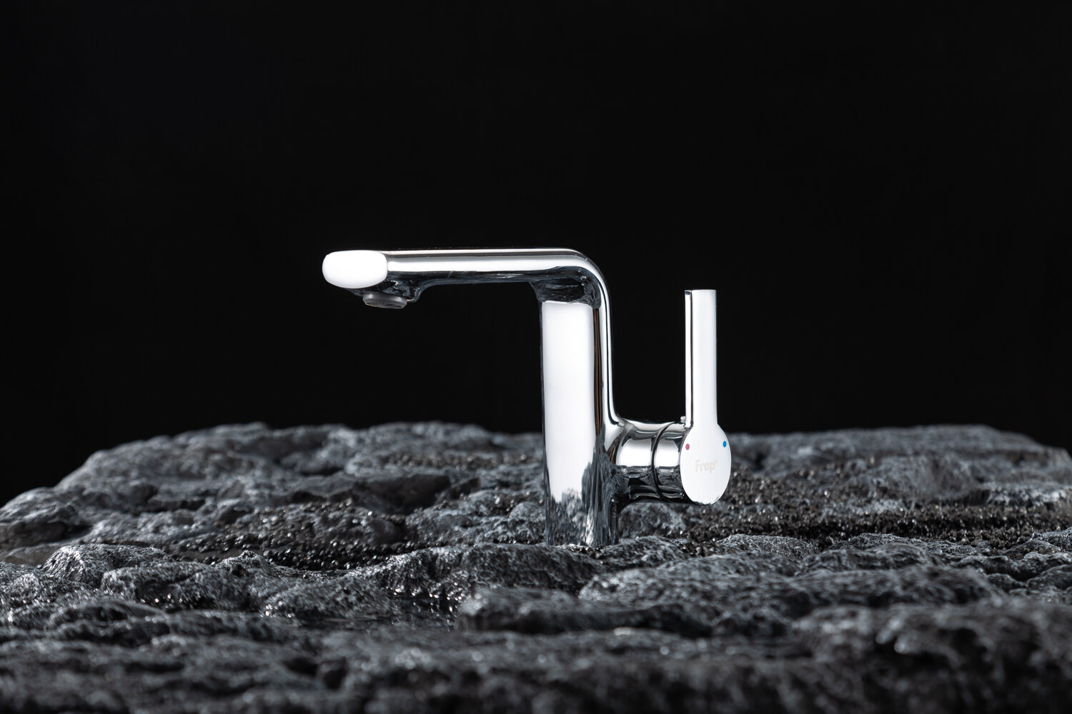 Смеситель для раковины (умывальника) FRAP F1088 хром, d30, латунь, гайка