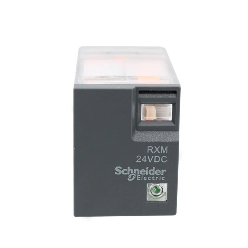 Оригинальное экспортное вставное миниатюрное реле 4 на 4 выключения 24 В переменного тока 3 А со светодиодной подсветкой 14 футов RXM4LB2B7