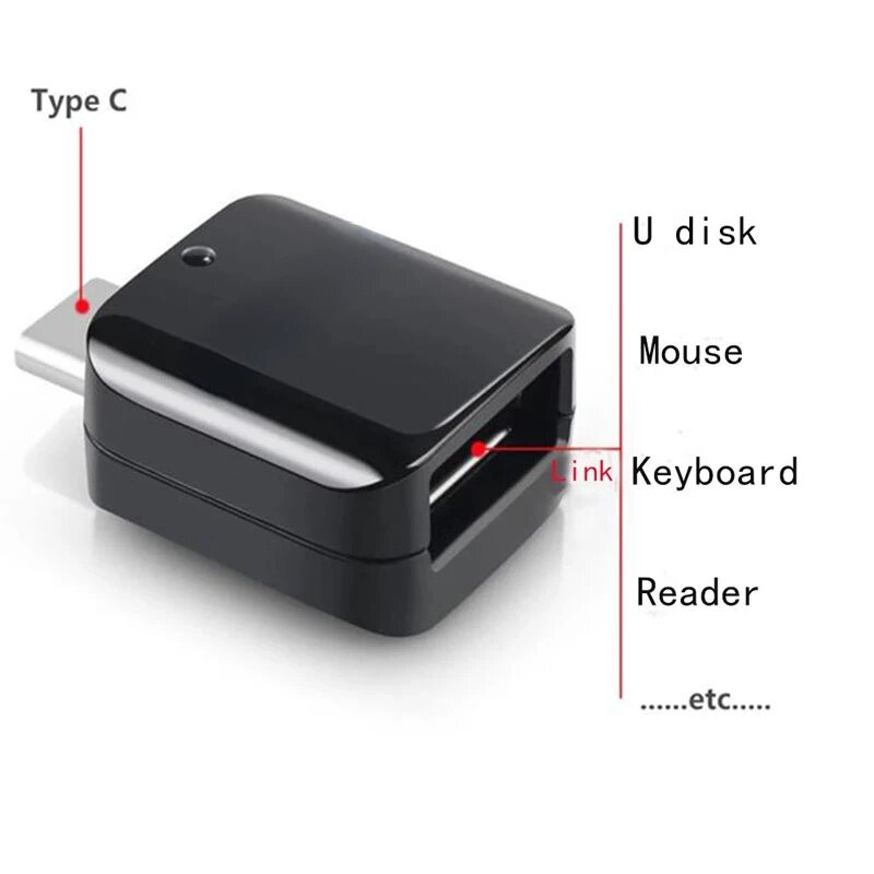 Адаптер USB 3.0 к OTG типа C для Samsung Galaxy для Galaxy Note 20 Ultra Note10+ S10e A71 A80 A70 Tab S7 S6 USB к Type C OTG