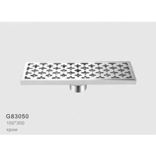 Душевой трап 100*300 латунный корпус нержавеющая сетка GAPPO G83050