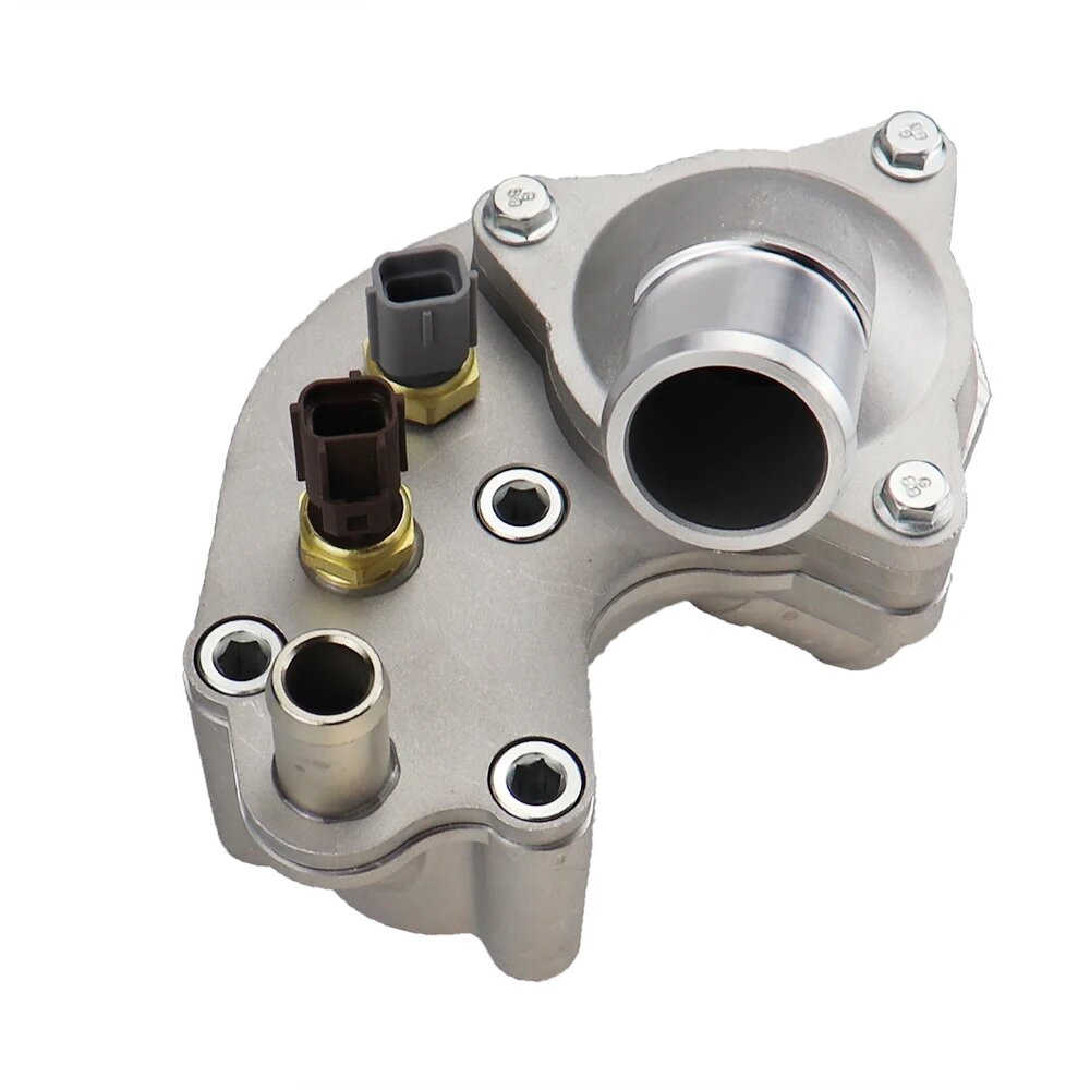 YU3Z8A586AA 902204 улучшенный алюминиевый корпус термостата охлаждающая водяная трубка подходит для Ford Explorer Mercury Mountaineer 1997-2001