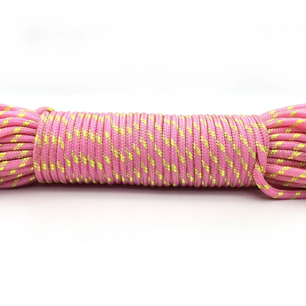 IQiuhike 3мм паракорд полипропилен 328ft Розовый, 22, 8m