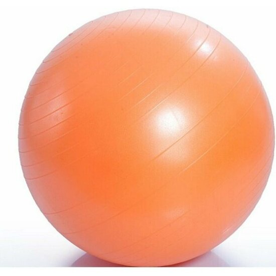 Мяч гимнастический Тривес М-275 с насосом, 75см, оранжевый