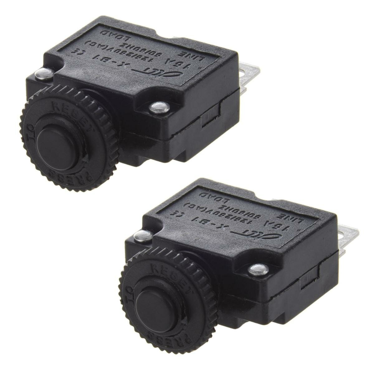 2X Автоматический выключатель для воздушного компрессора, защита от перегрузки AC15A