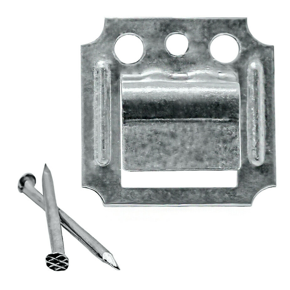 Крепеж кляймер №3 с гвоздями для вагонки (200 шт.)