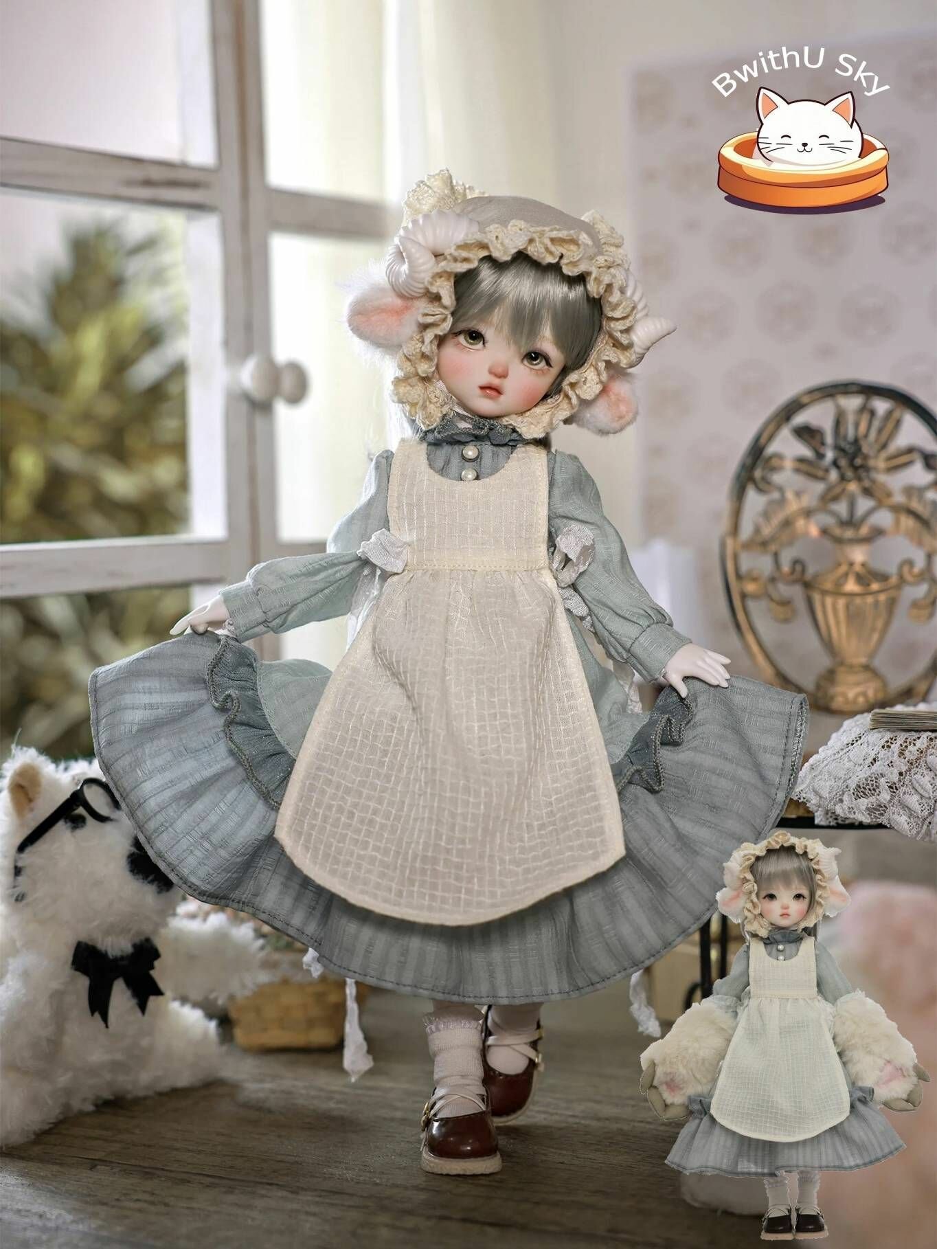 BwithU Damita 1/6 Bjd Милая Молодая Девушка-Пастушка в пасторализме, Высококачественные куклы с шариковыми шарнирами