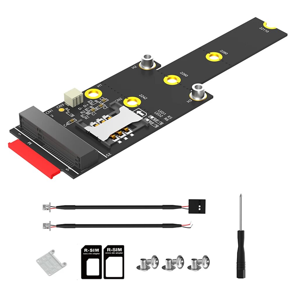 Адаптер M.2 M Key to Mini PCIe NVMe