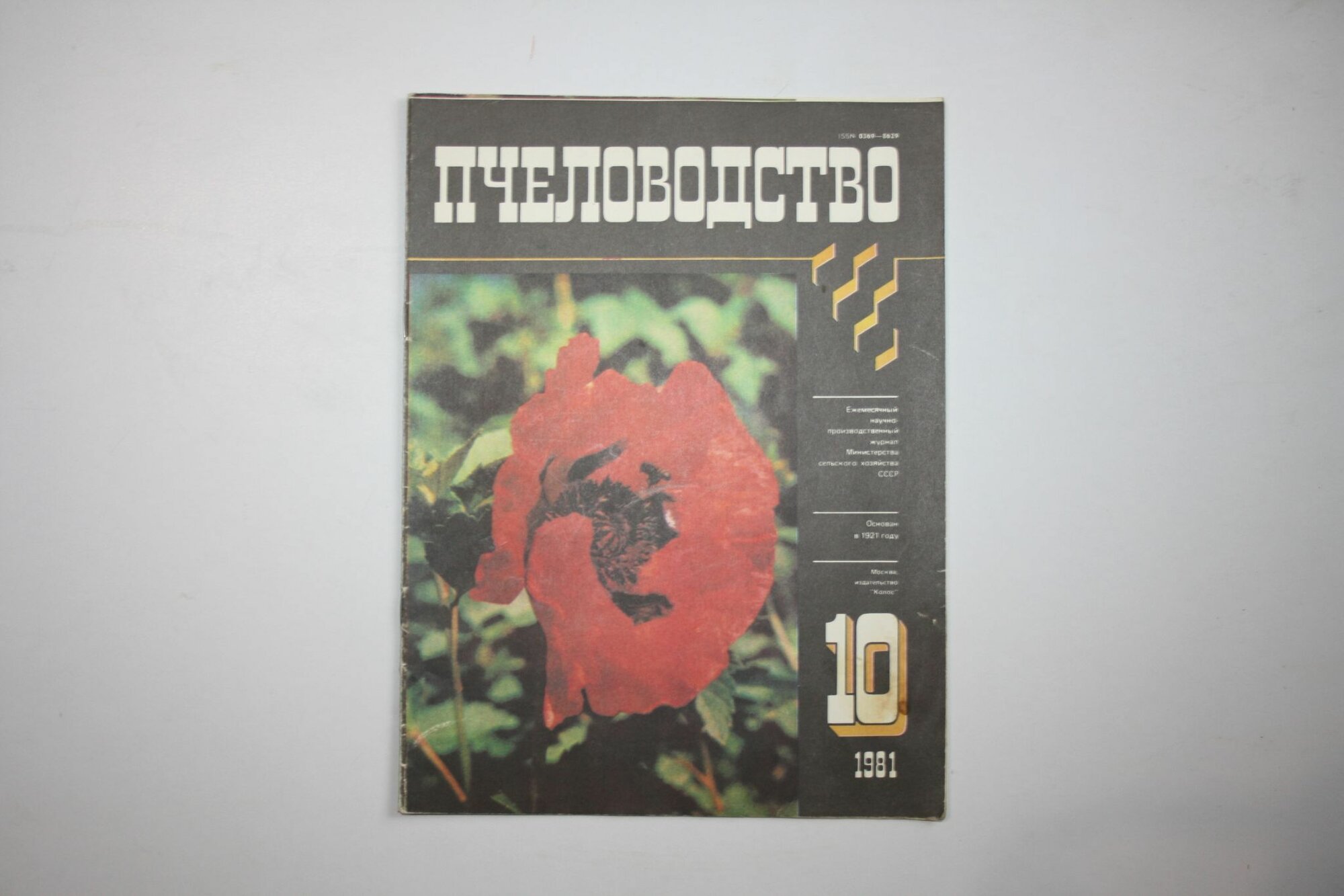Журнал Пчеловодство № 10, 1981