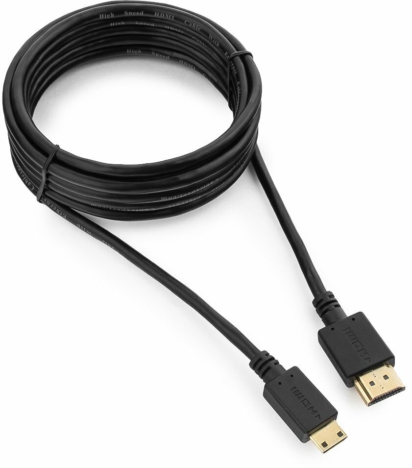 Кабель Gembird Cablexpert HDMI-miniHDMI 19M v1.4 3D Ethernet 3m Black CC-HDMI4C-10
