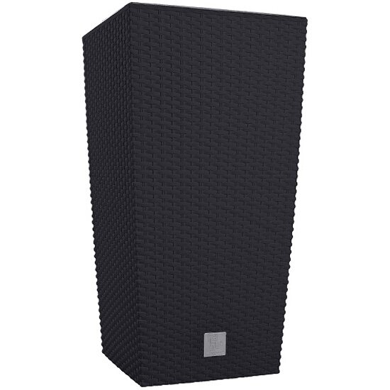 Кашпо Prosperplast для цветов RATO SQUARE антрацит 2 предмета 37 и 91.5л DRTS400-S433