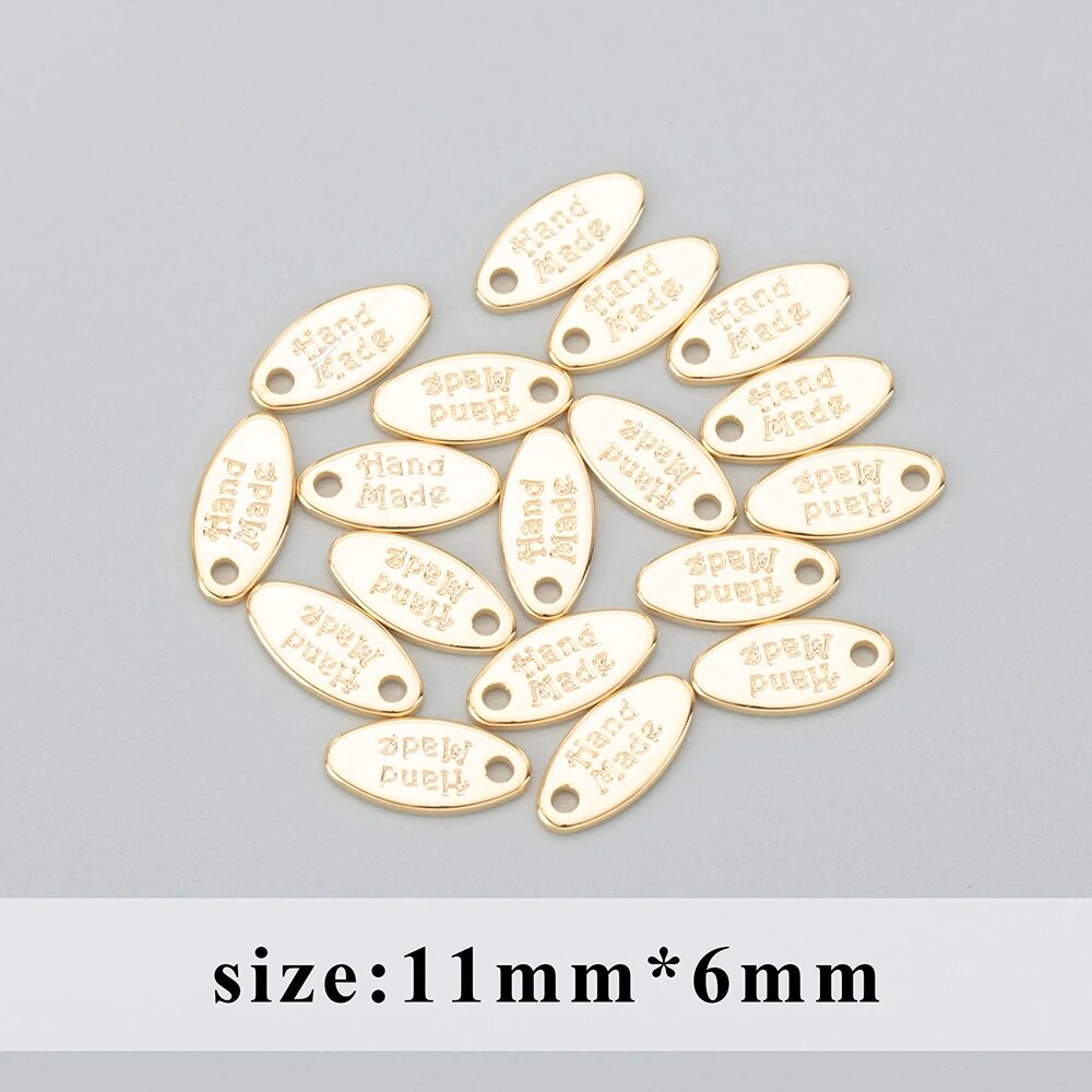 Фурнитура для бижутерии "Hand Made" 20 шт, цвет M80303