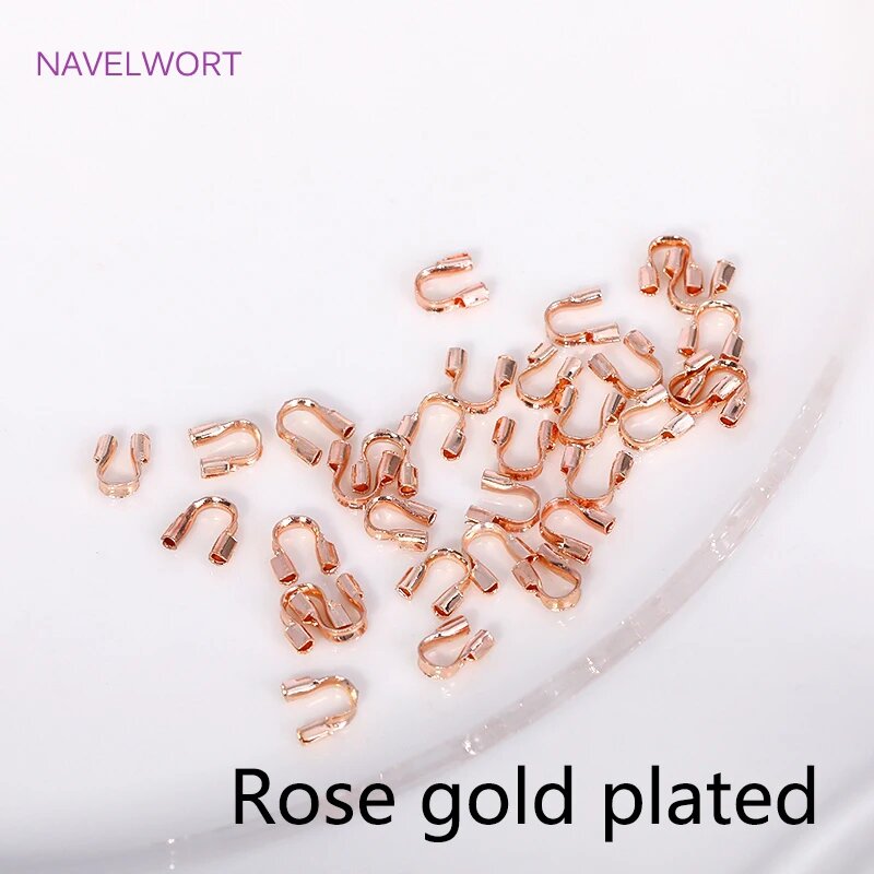 200 шт. Rose gold plated застежки для ювелирных изделий