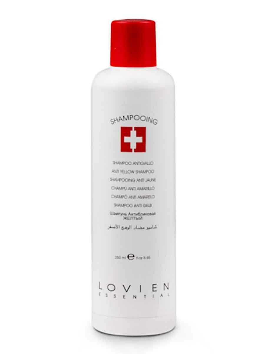 LOVIEN ESSENTIAL Шампунь Anti-Yellow против желтизны для седых/обесцвеченных волос, 250 мл