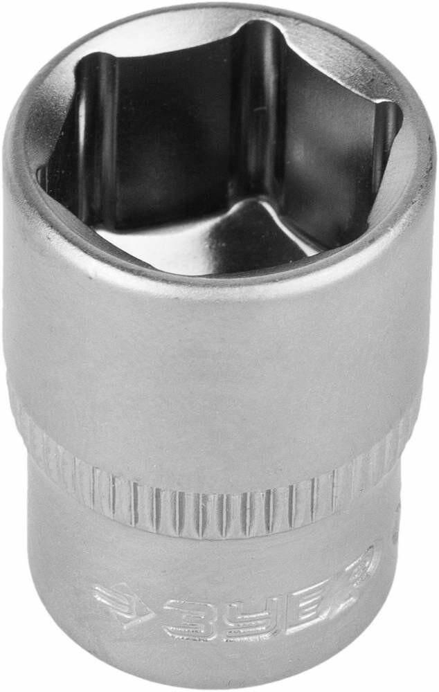 Торцевая головка ЗУБР FLANK, 1/4", 12 мм, 1/4" гайковерт, инструмент, ключ 27715-12
