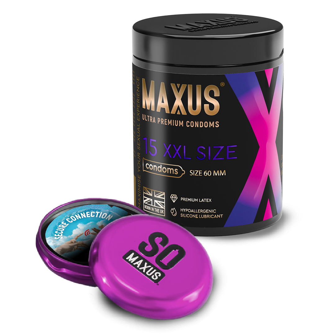 Презервативы MAXUS XXL, с увеличенным размером, X-Edition, 15 шт
