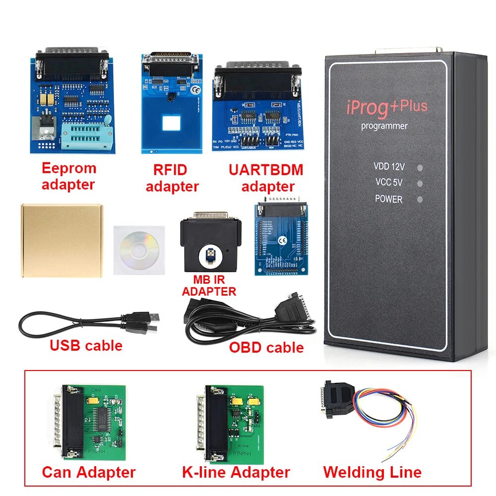 IPROG 3in1 Iprog+ PLUS V777 Поддержка IMMO/Mile-age/Air -bag Carprog/Tan*go/Di-giprog3 Диагностический инструмент