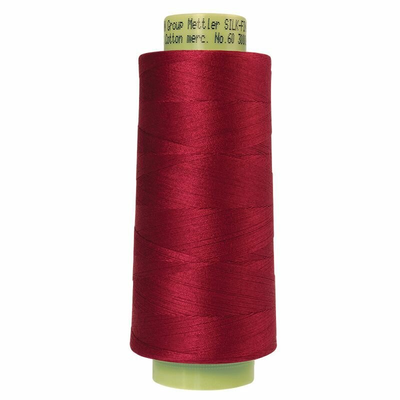 Нить для машинного квилтинга METTLER "Silk Finish", Cotton 60, 2743 м, цвет 0157, Sangria