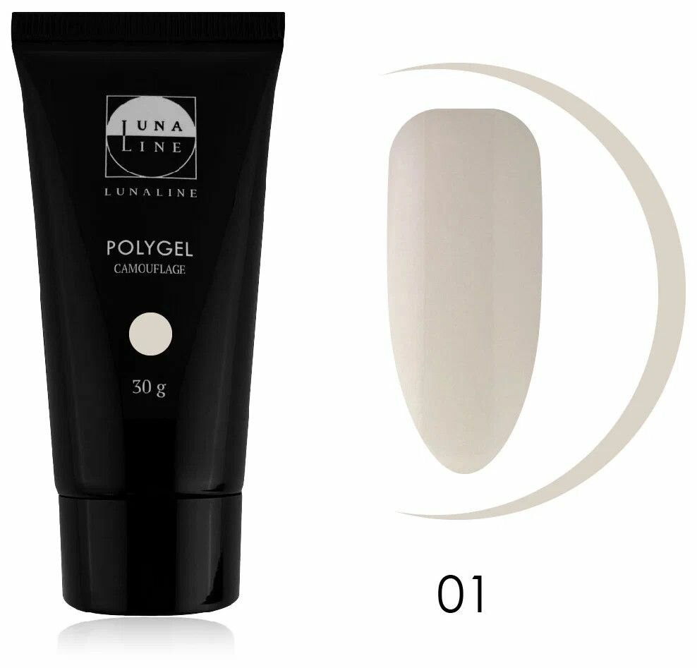 Полигель Luna Line тон 01, Космея, 30 г