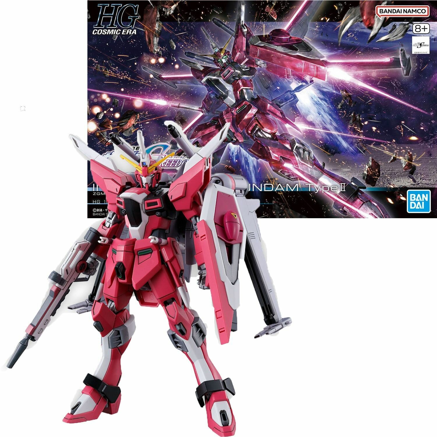 Фигурка Bandai HG Infinite Justice Gundam Type II , Gundam SEED Freedom