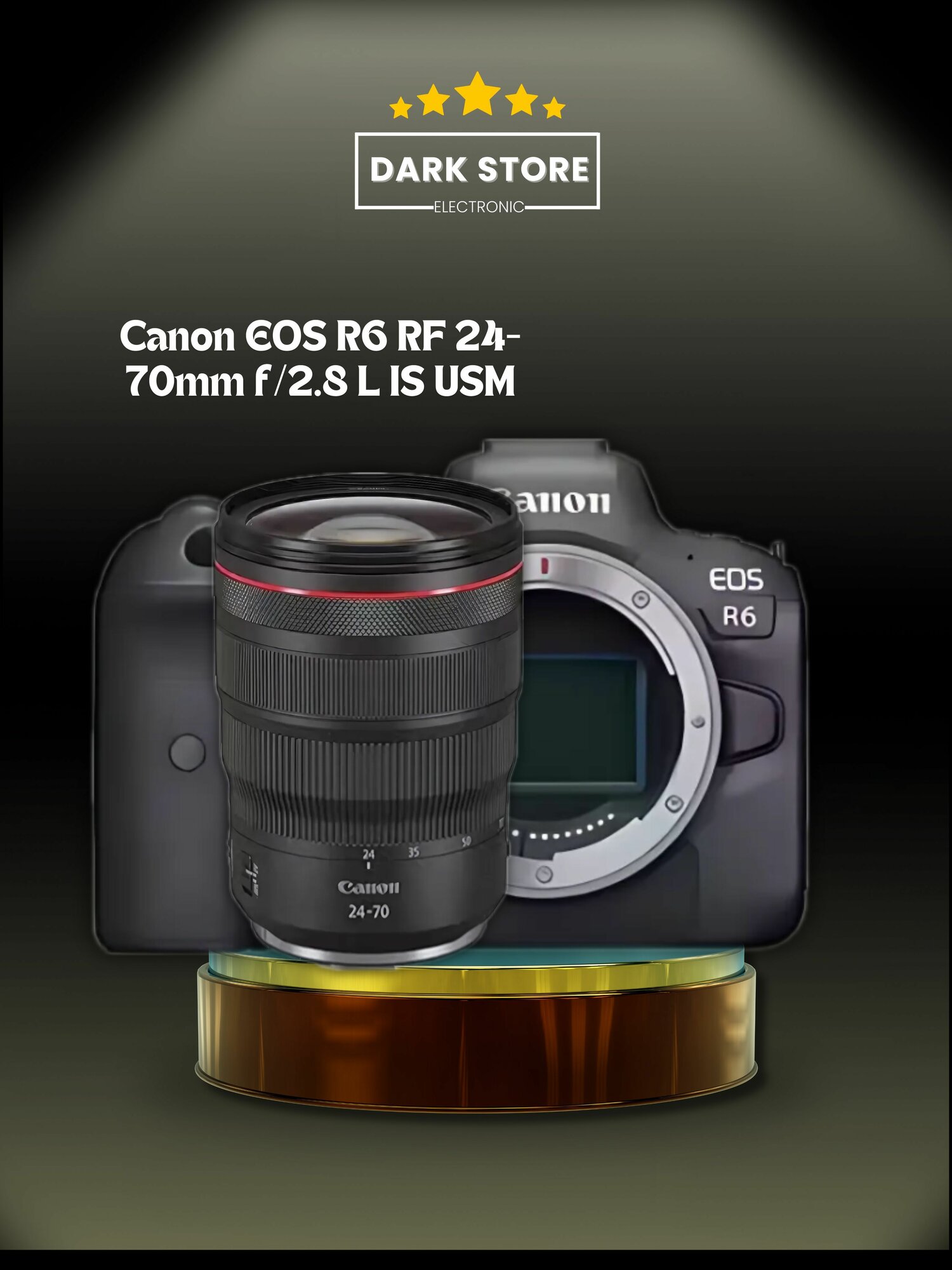 Фотоаппарат CANON EOS R6 RF 24-70mm f/2.8 L IS USM