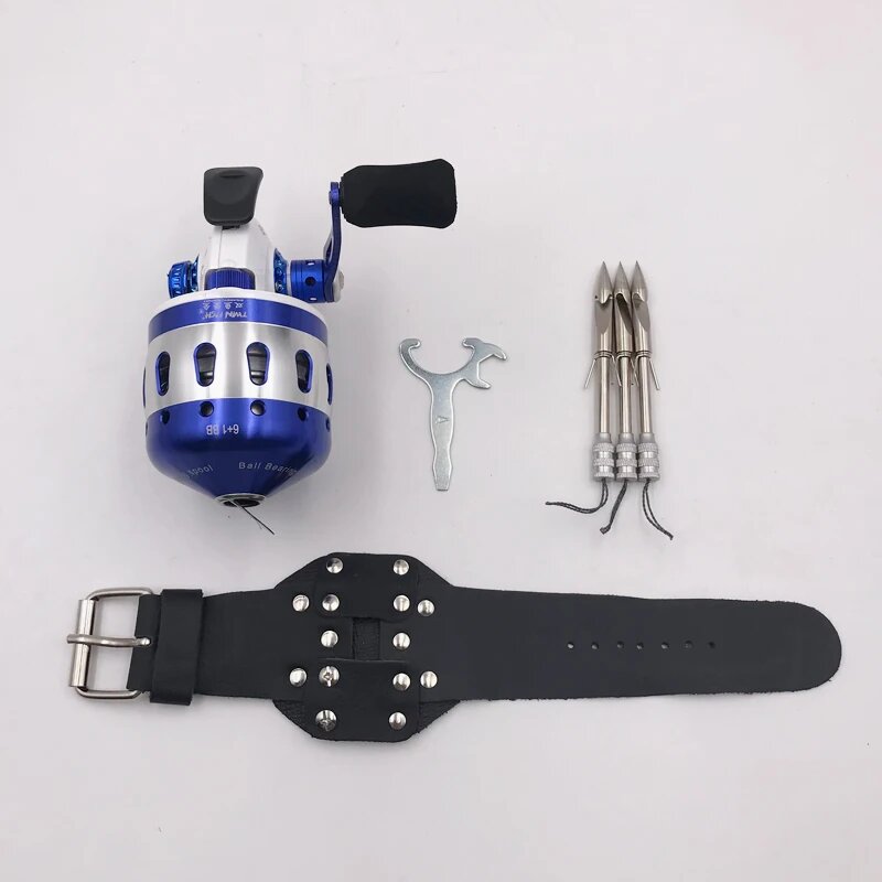 Катушка для спинкаста BL35, 6+1BB, закрытая металлическая катушка, рогатка для охоты на рыбу на открытом воздухе с наруч