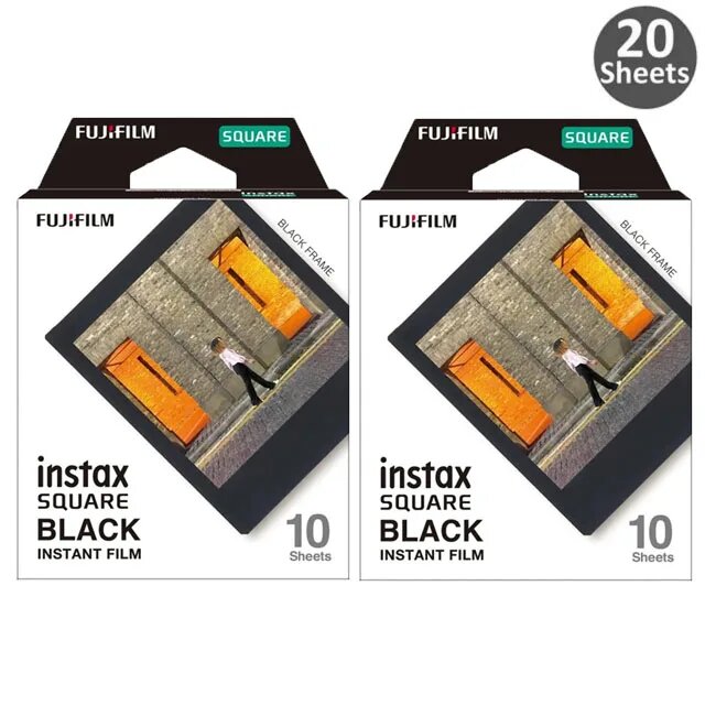 Пленка Fujifilm Instax Square 10-60 листов 20 SQ Black