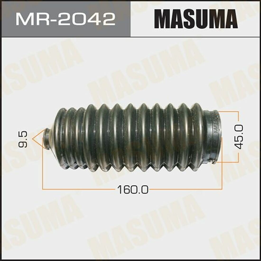 Пыльник рейки рулевой Masuma (резина) MR-2042 1шт.