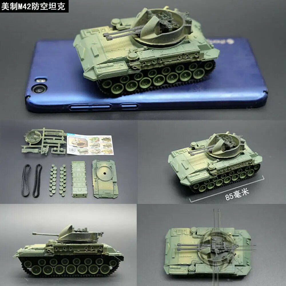 1/72 4D сборная модель танка, комплект T72-M1 JSU-152 M1 Panther II, серия боевых колесников, игрушка по мировой войны
