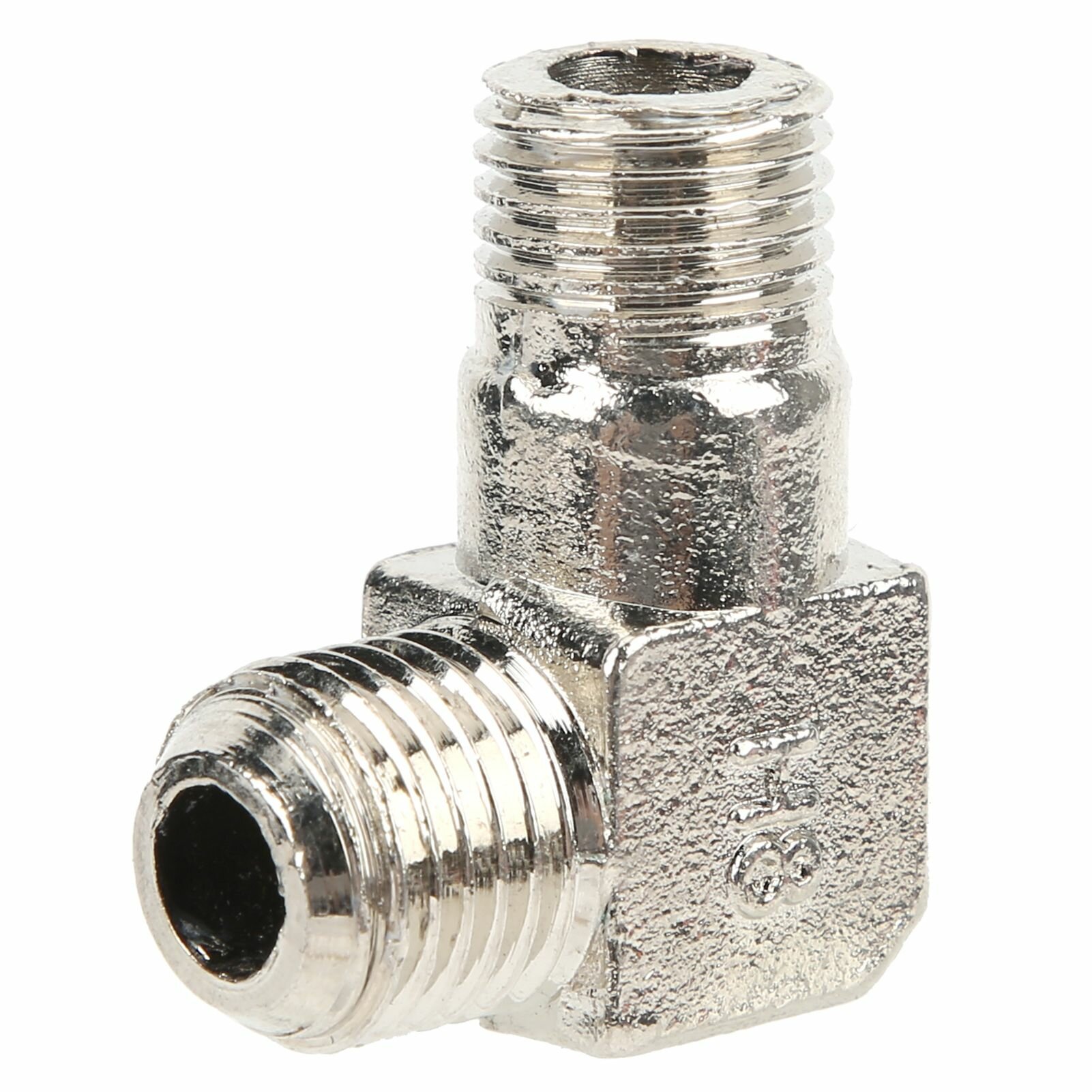 Угловое соединение воздушного насоса из цинкового сплава 1/4 дюйма, угловое соединение трубы, резьбовое 14 градусов, прочные и устойчивые к коррозии аксессуары