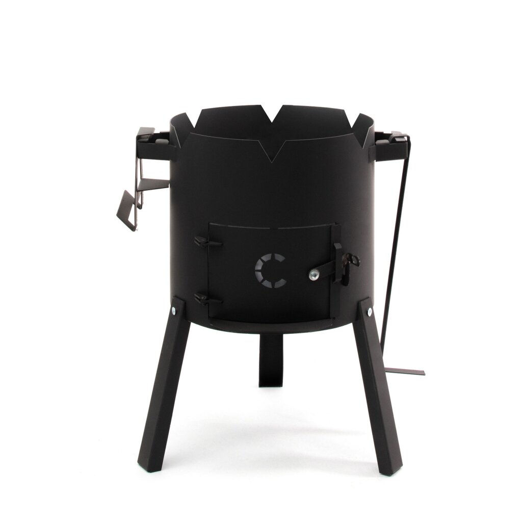 Печь под казан 8-10л "сибирский следопыт", d340, сталь 2мм, без трубы, PF-SC-01