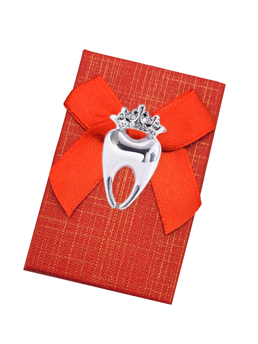 Брошь, стразы