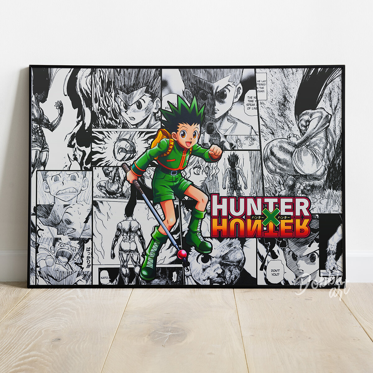 Постер Хантер х Хантер 30х40 см без рамы/ Hunter x Hunter/ Аниме, манга/ Постер для интерьера/ Декор на стену/ Постер для дома, офиса/ Плакат интерьерный/ Плакат Аниме/ Гон Фрикс/ Киллуа Золдик/ Курапико/ Подарок парню/ Подарок девушке/ Картина для интерь