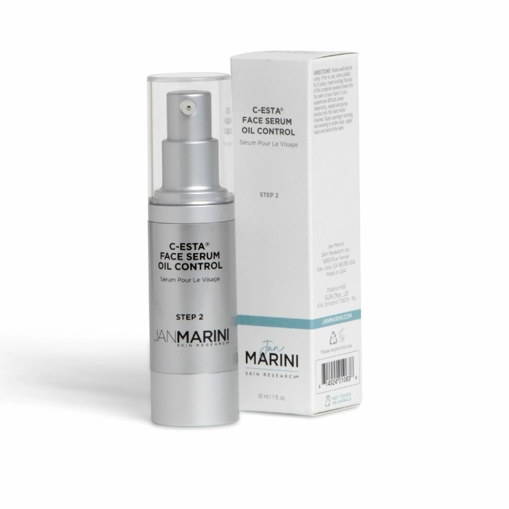 JAN MARINI C-ESTA FACE SERUM OIL CONTROL Ремоделирующая сыворотка с витамином С и DMAE с матирующим эффектом для жирной и комбинированной кожи