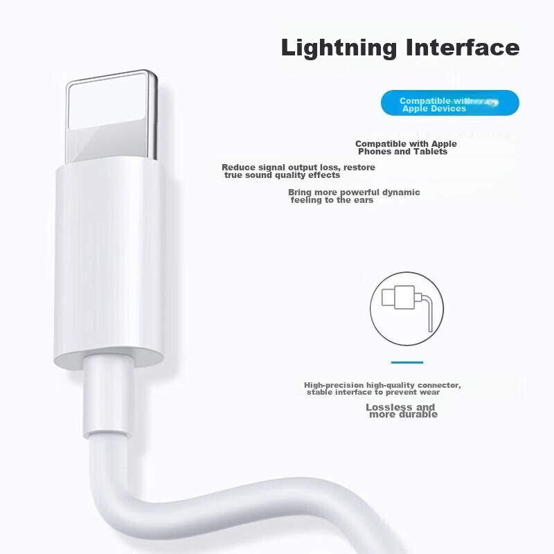 KOVOL [Over 200,000 Sold] Wired Earphones Compatible with Apple IPhone 14/13/12/11/X/XR/7/i7p/8/plus/pro, Lightning Connector