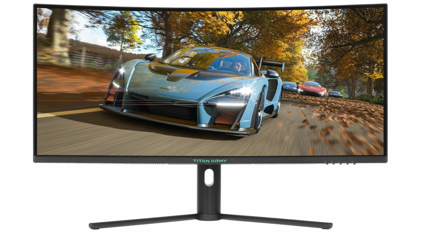 Монитор Titan Army C34CHR, 3440x1440, 165 Гц, VA, LED, 3000:1, 350 Кд/м, черный