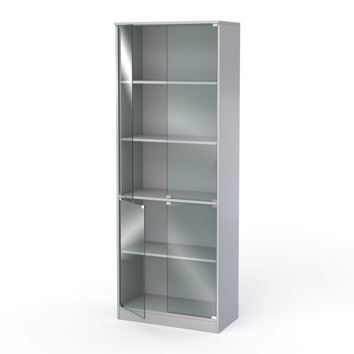 Шкаф-витрина офисный ШВ-51, Серый. Производитель товара - компания Westcom.