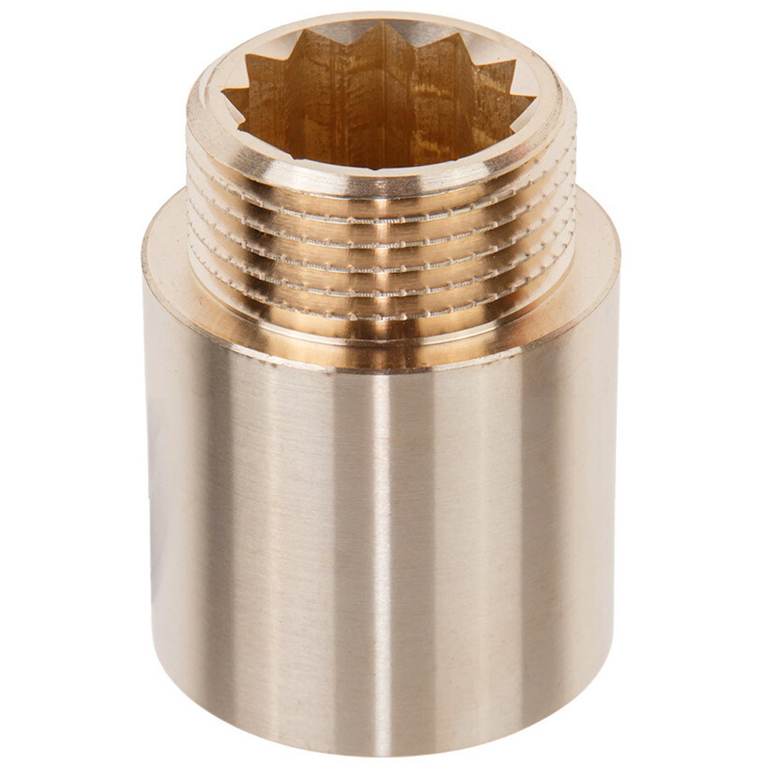 Удлинитель латунный внутренняя-наружная 1"х30 мм AV ENGINEERING (AVE301030)