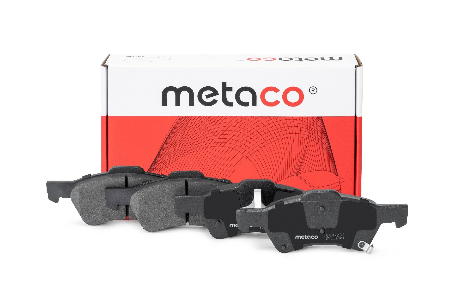 Колодки тормозные передние к-кт Metaco 3000-202