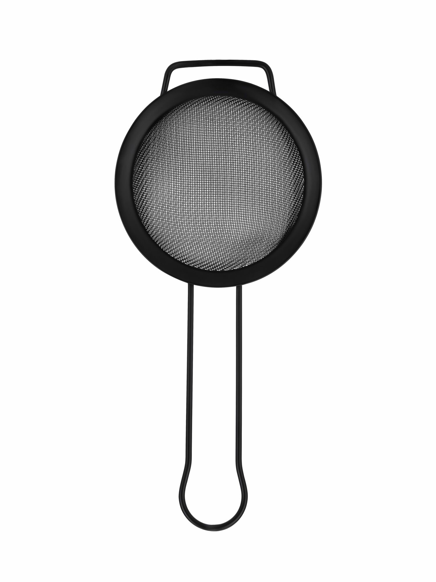 Сито для процеживания муки и песка на кухню металлическое 12 см Linea PRONTO, сетка для промывания макарон и риса из нержавеющей стали