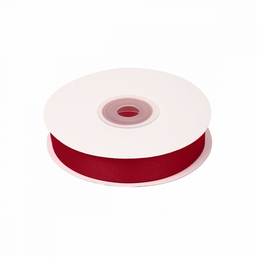 Лента репсовая 20мм в инд. упаковке цв. 260 бордовый Magic4Hobby уп. 22,86м (+-1м)