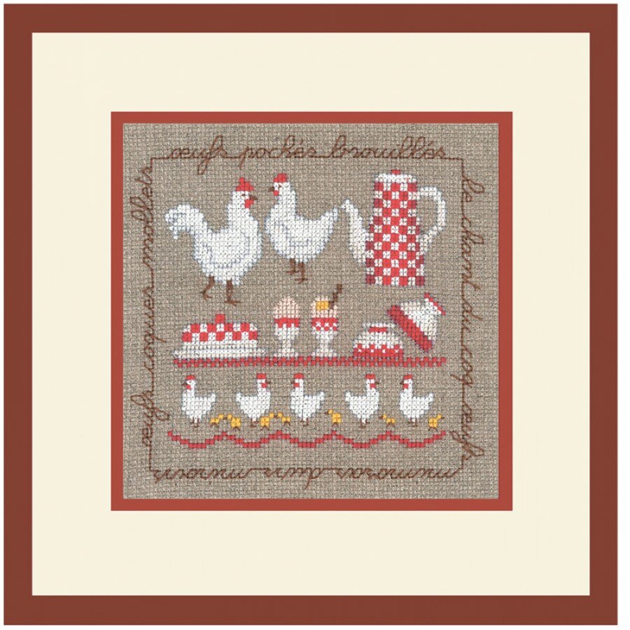 Набор для вышивания: LES POULES (Куры)