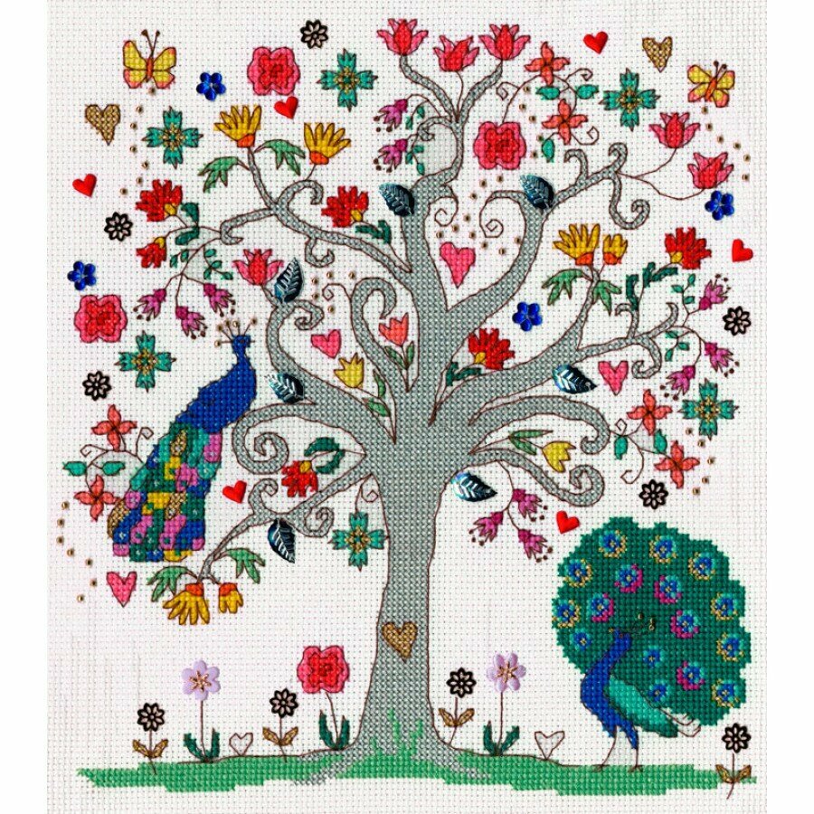 Набор для вышивания Love Summer (Любимое лето) 23 x 26 см Bothy Threads XKA11