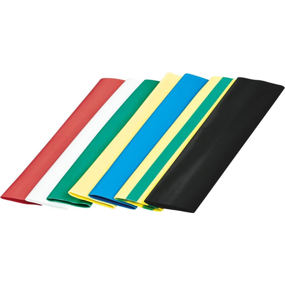 Трубка термоусадочная Navigator ТУТ 18/9 мм 100 мм 7 цветов (21 шт.) Navigator 71124