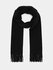 Шарф JUST CLOTHES для женщин,200х50 см, no size, черный