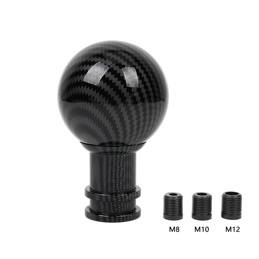 Универсальная 86-мм Ручка Переключения Передач Автомобиля Ручка Коробки Передач Рычаг Переключения Передач Замените Головку Переключения Шариковой Формы Адаптером M8-M10 M12