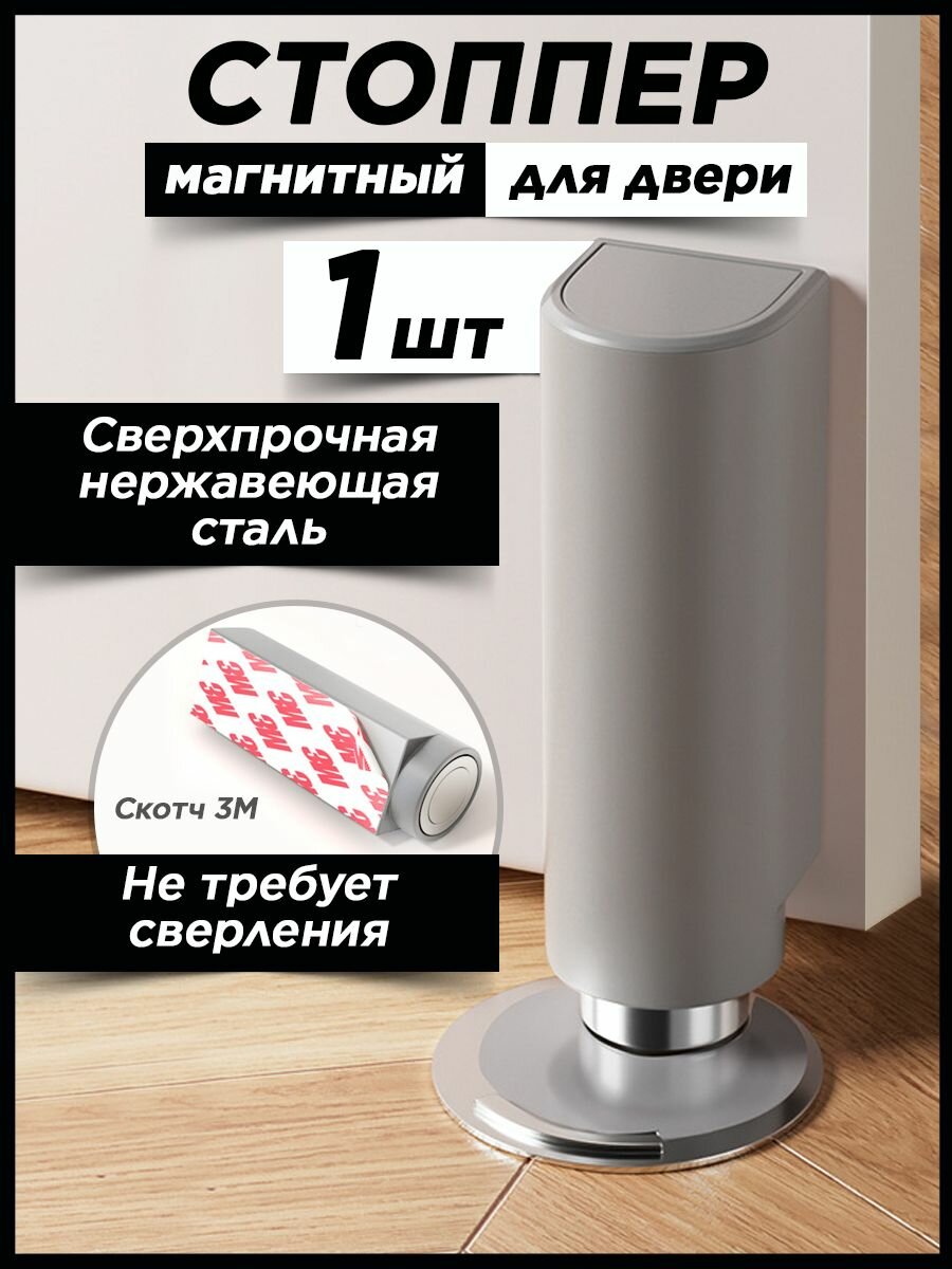 Магнитный стоппер ограничитель для двери